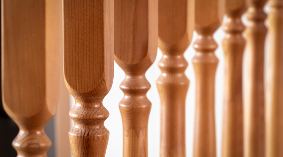 Balaustres de madera; cómo colocarlos - Las Escaleras
